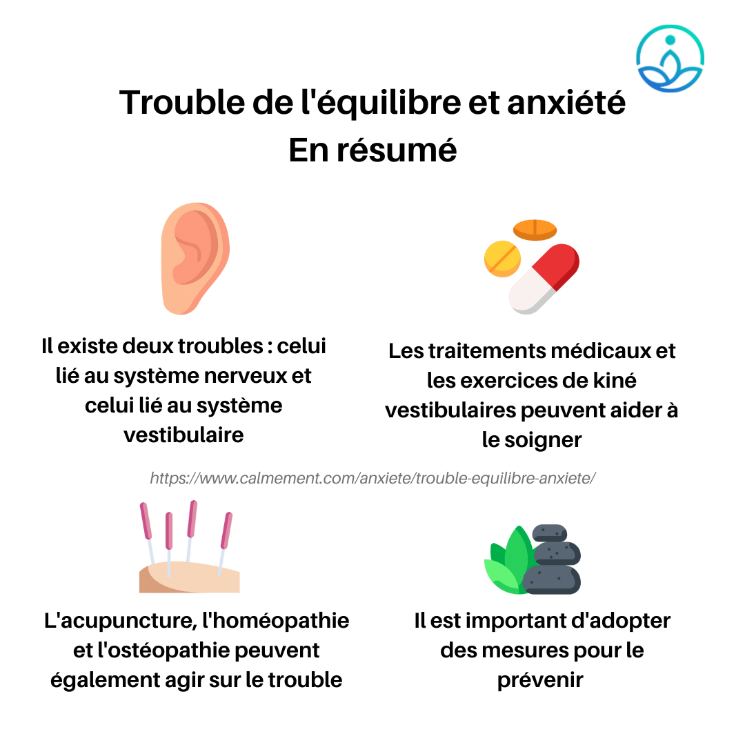 Troubles de l'équilibre et anxiété : définition, causes et traitements - Calmement